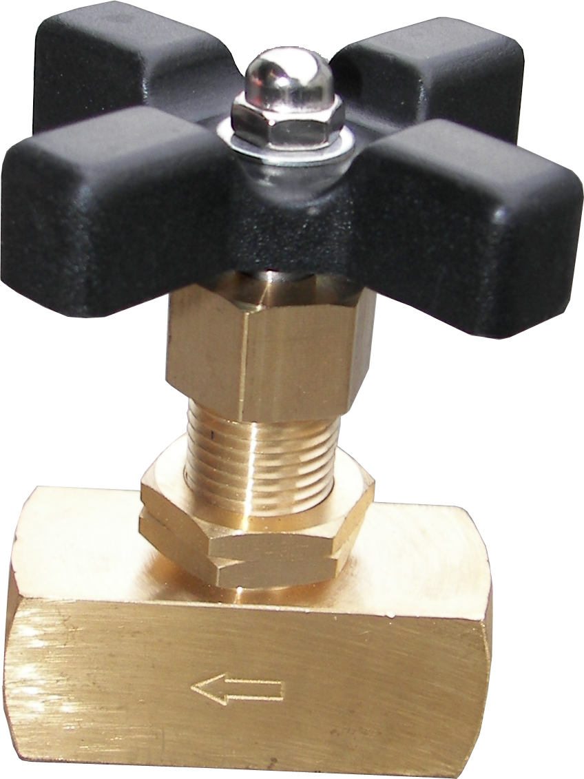 1/4" FPT Brass Metering Ball Valve For Chemical Injectors ...