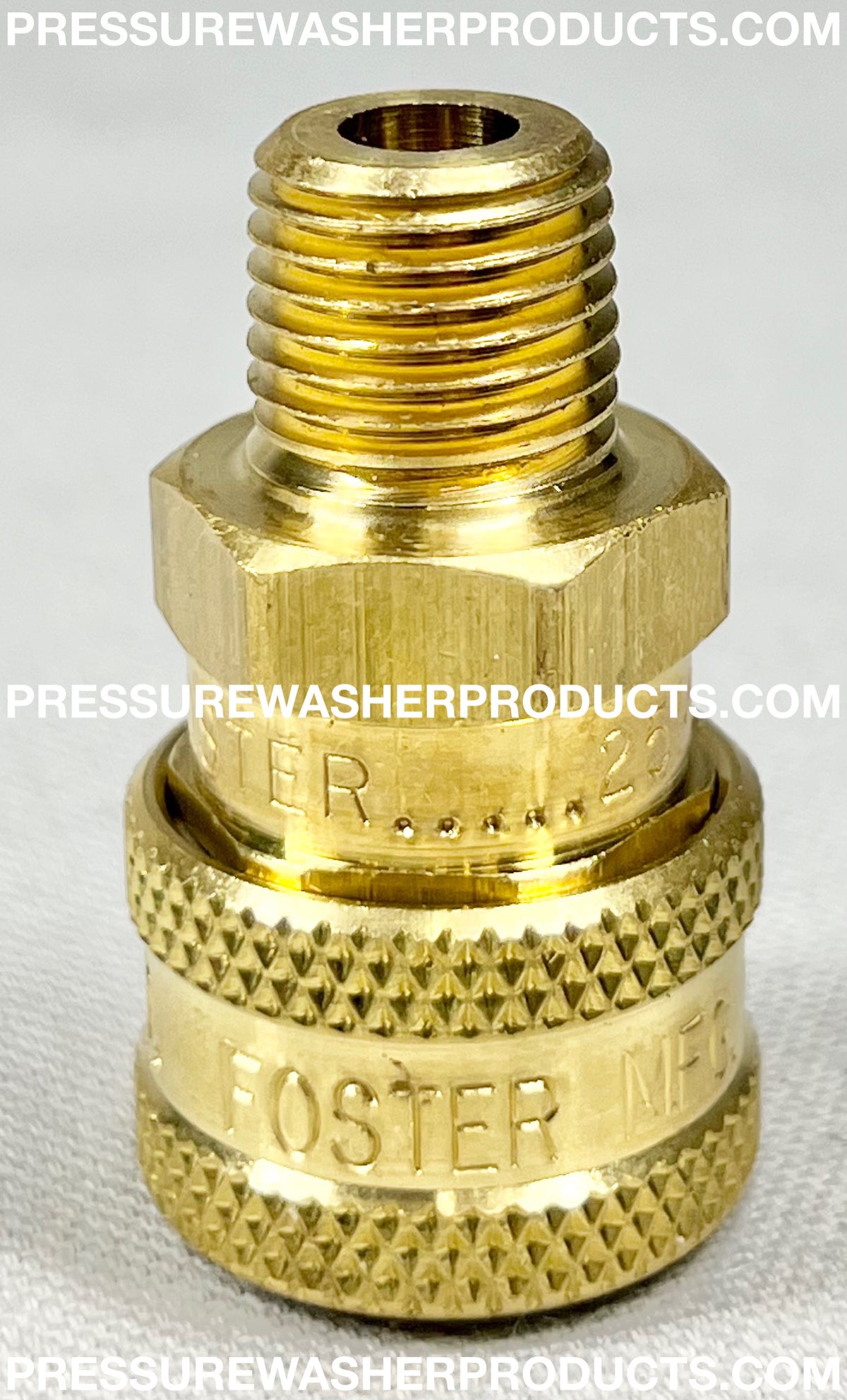 Foster 1/4" MPT Male Socket Brass Quick Connect Coupler ...