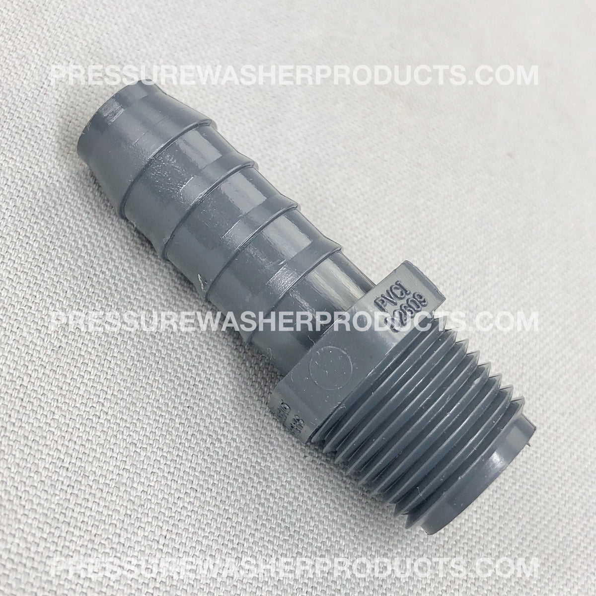 SCH 80 PVC 1/2" HOSE BARB X 1/2" MPT MALE PIPE THREAD HEAVY DUTY ...