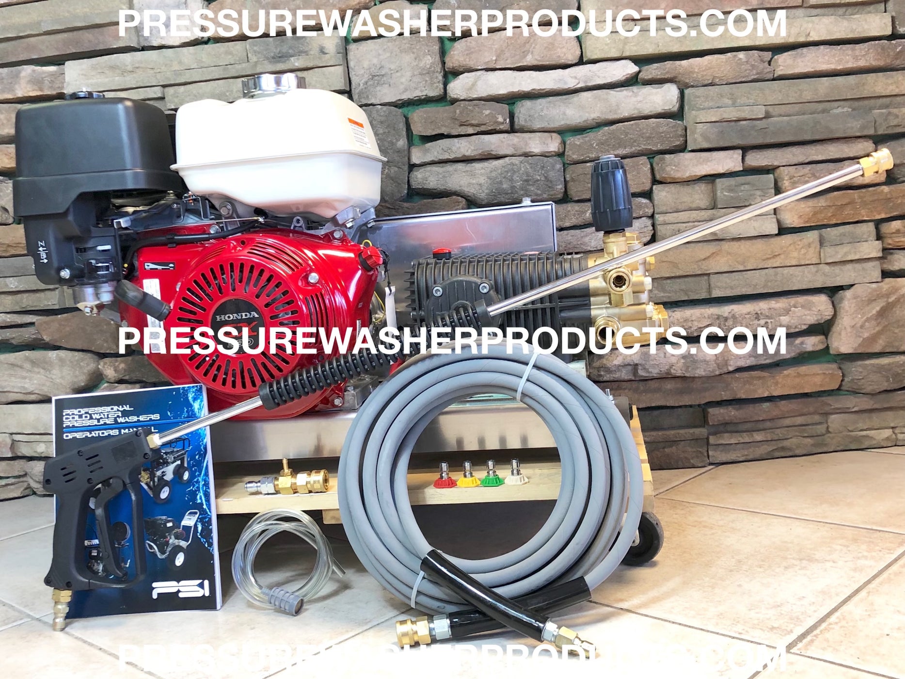 8 GPM 2500 PSI COMET PUMP SKID BANDIT COLD POWER WASHER B-K8025HC-E ...