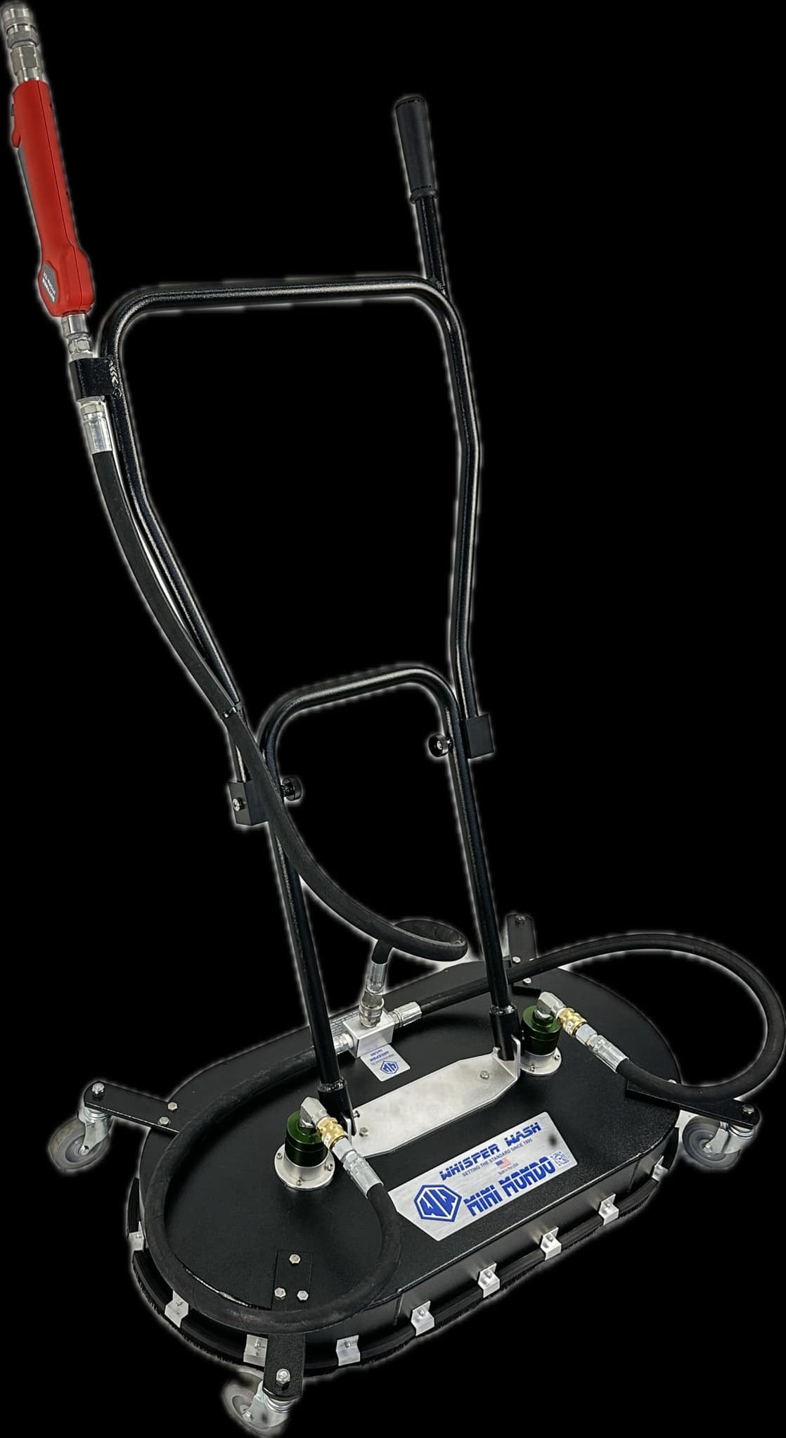 High Flow Mini Mondo 31" Surface Cleaner Upgraded 1/2" ID Hose, Inline ...