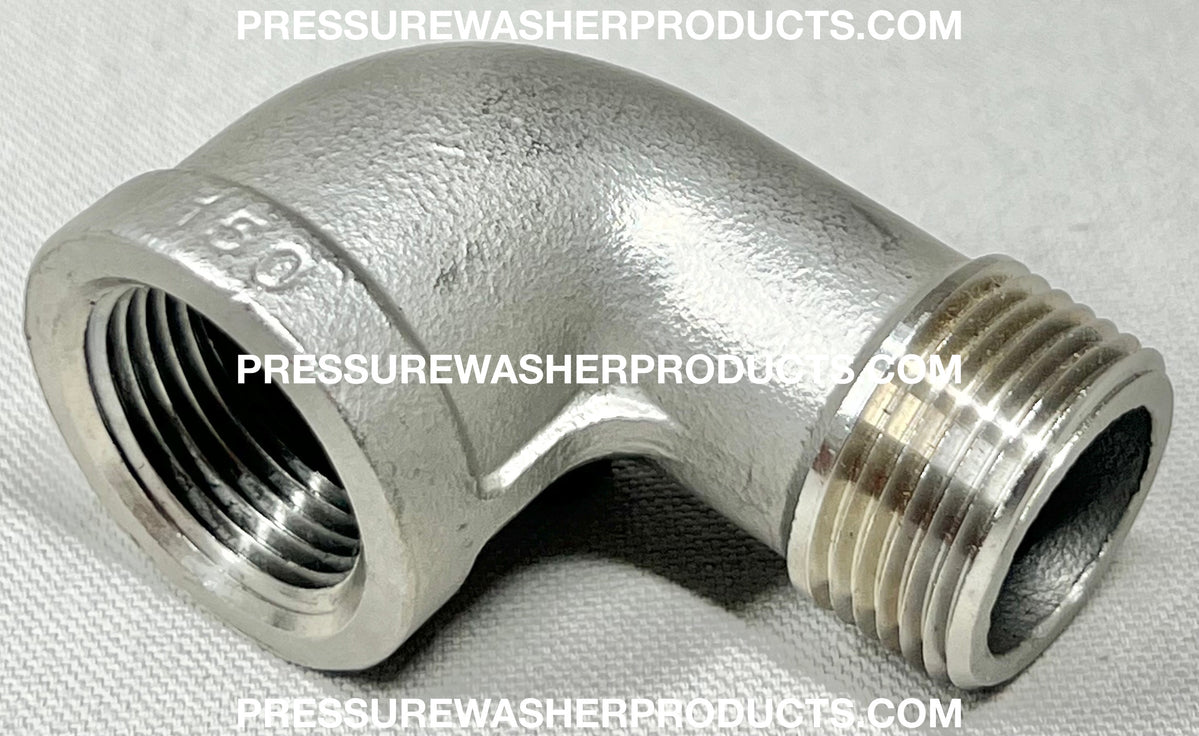 3/4" MPT X 3/4" FPT STREET SWEEP ELBOW 304 STAINLESS STEEL, 5779 ...