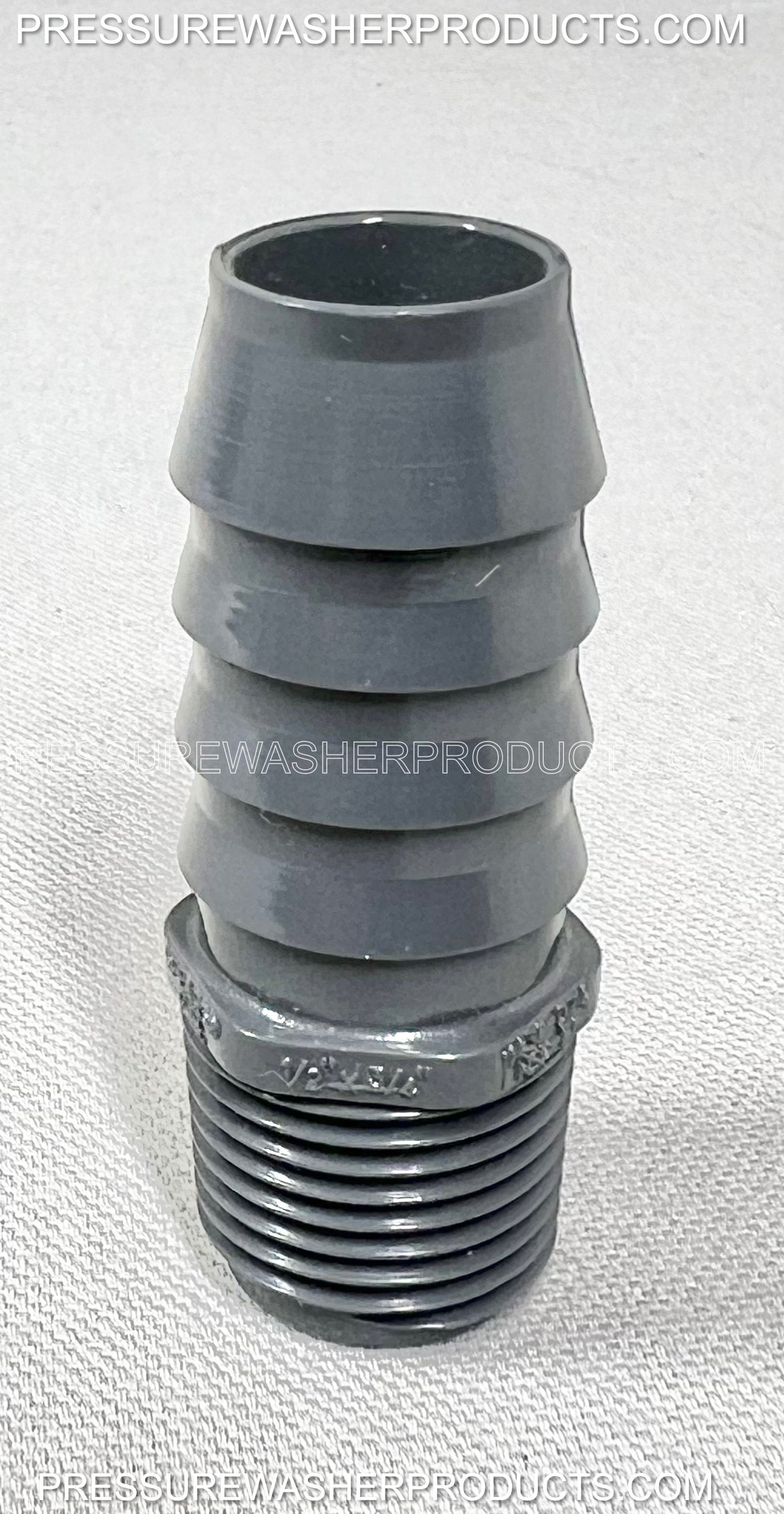 SCH 80 PVC 3/4" HOSE BARB X 1/2" MPT MALE PIPE THREAD HEAVY DUTY ...