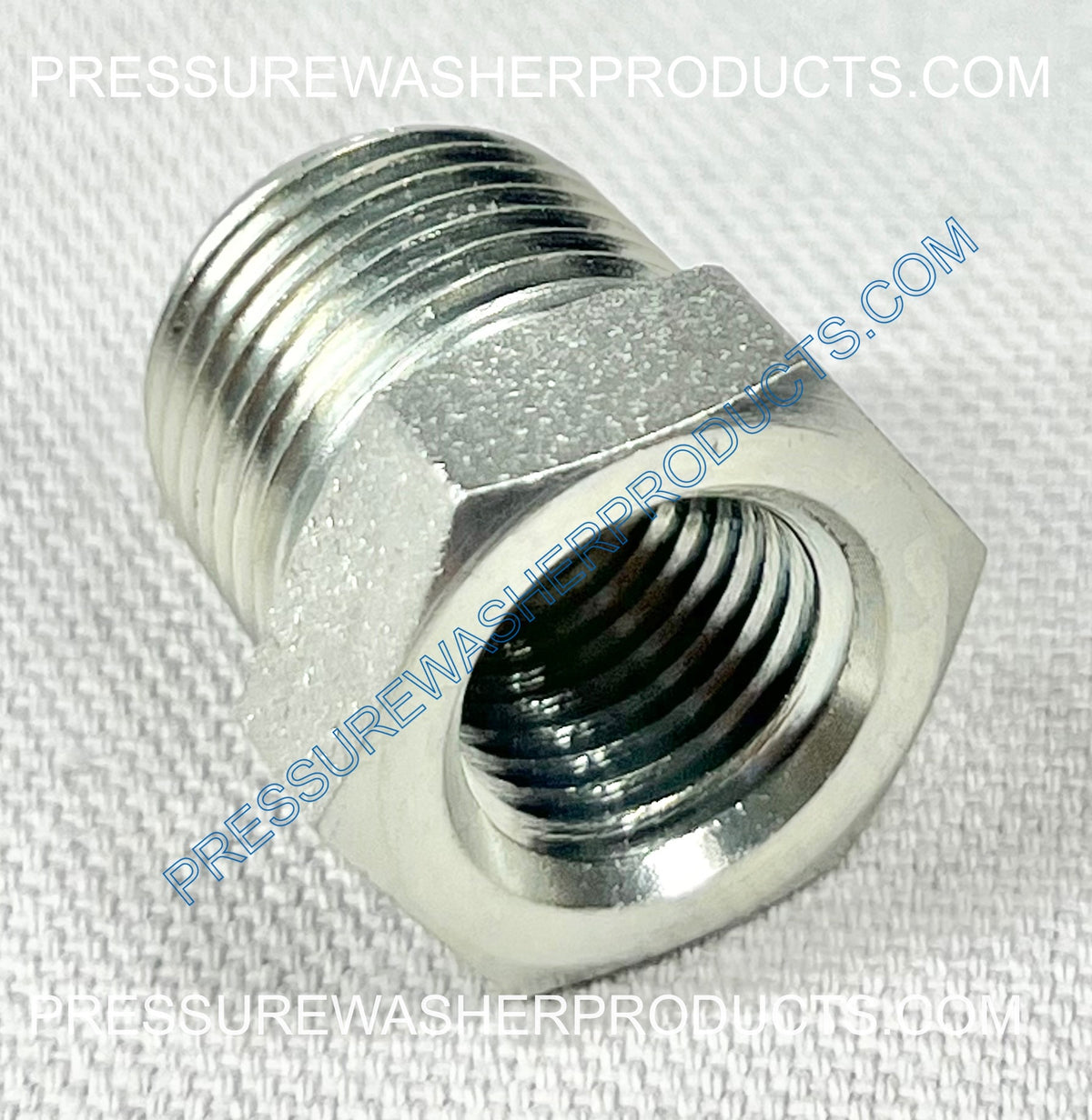 3/8" MPT x 1/4" FPT Reducing Bushing Steel 5000 PSI ...