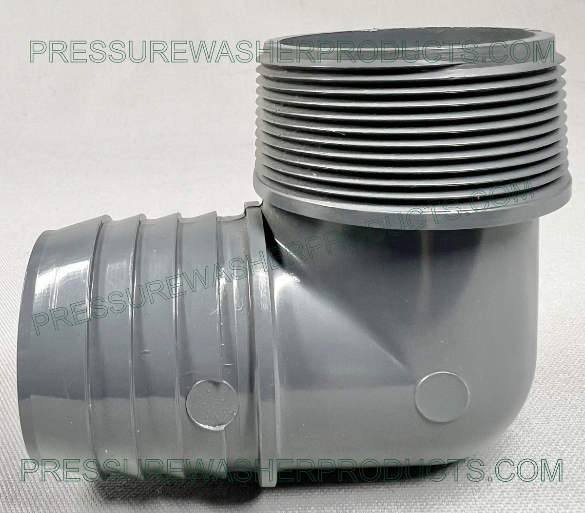 2" Hose Barb x 2" MPT Male Pipe Thread SCH 80 PVC Elbow ...