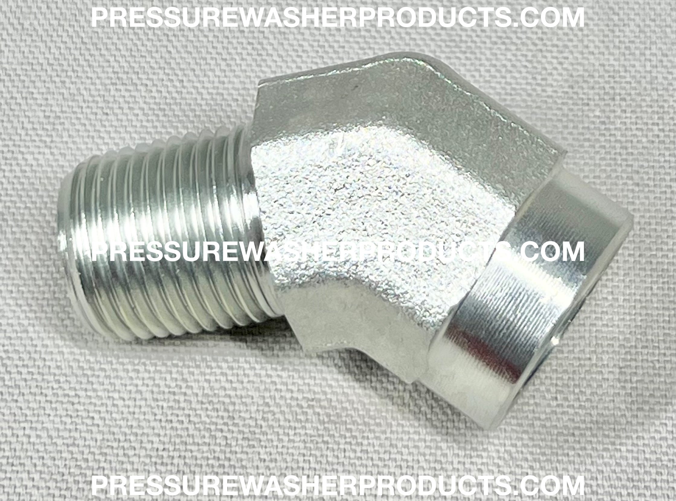 HIGH PRESSURE STEEL 45 DEGREE STREET ELBOW 1/2" MPT X 1/2" FPT, 3361 ...