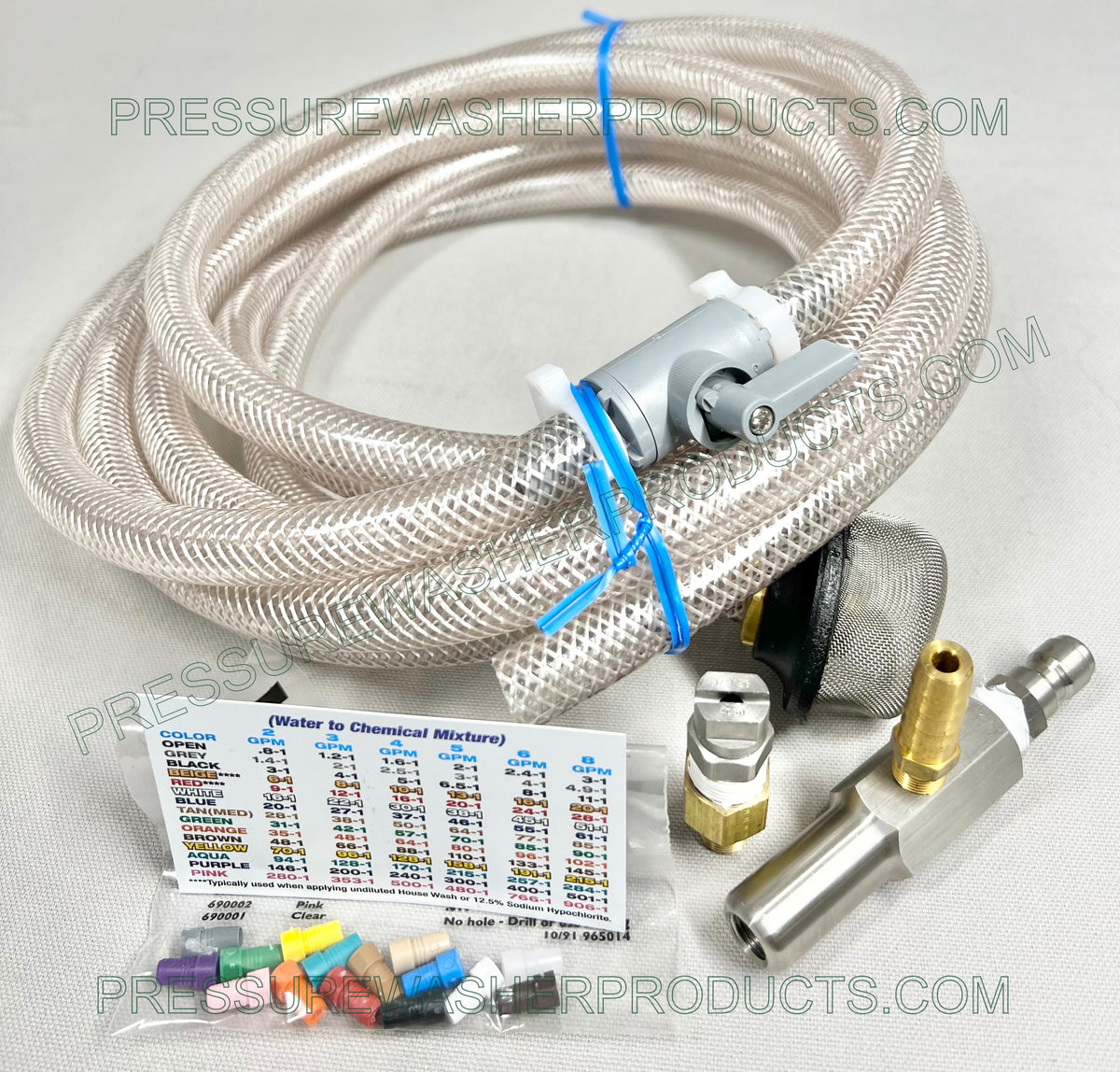 #20 XJet Deluxe Nozzle Kit 8+ GPM 4000-5000 psi Pressure Washer ...