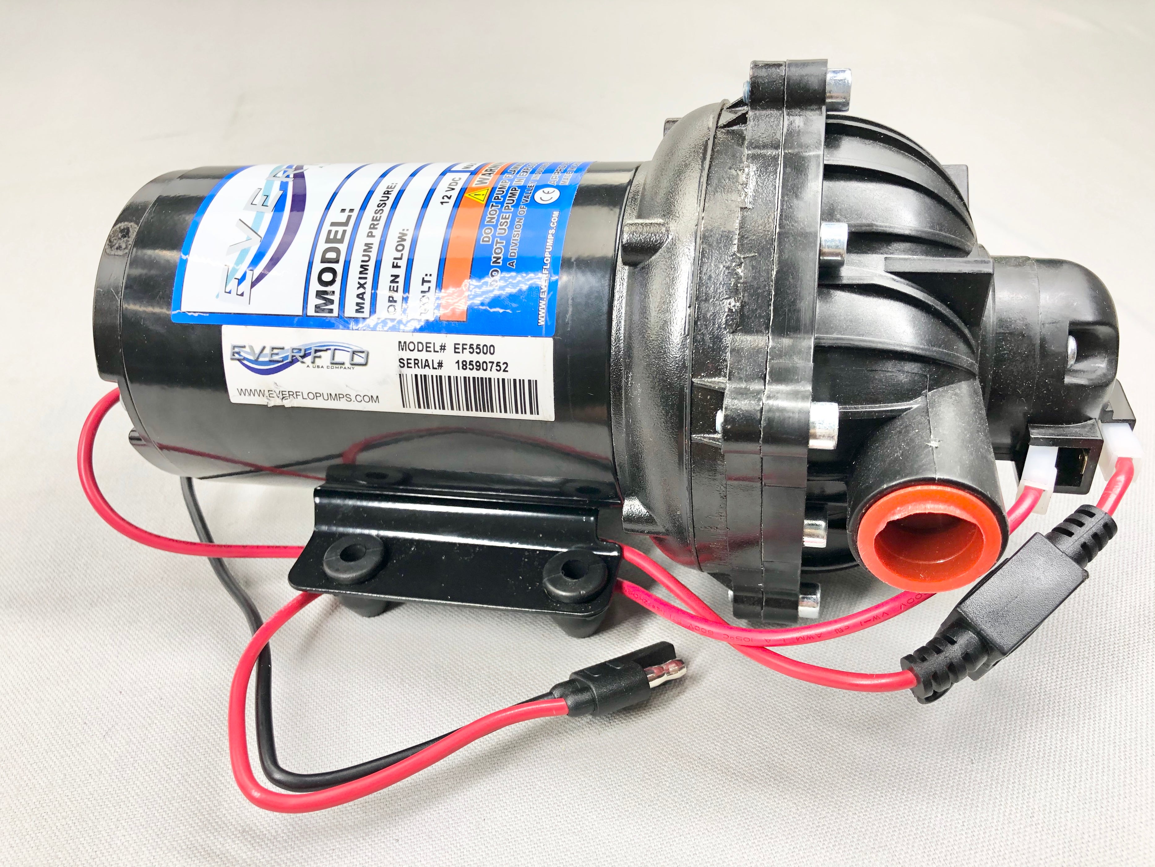 Everflo EF5500 5.5 gpm 60 psi 12 Volt Diaphragm Pump everflow ...