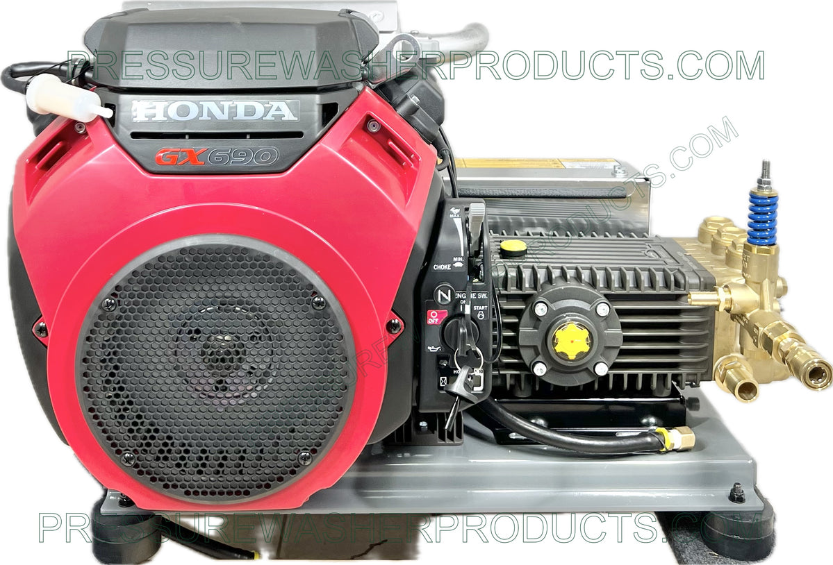 8.2 gpm 4000 psi Skid Cold Pressure Washer Honda Engine TSF2021 ...