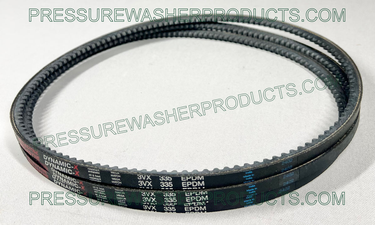 3VX335 Belts Set of Three Belts — PressureWasherProducts
