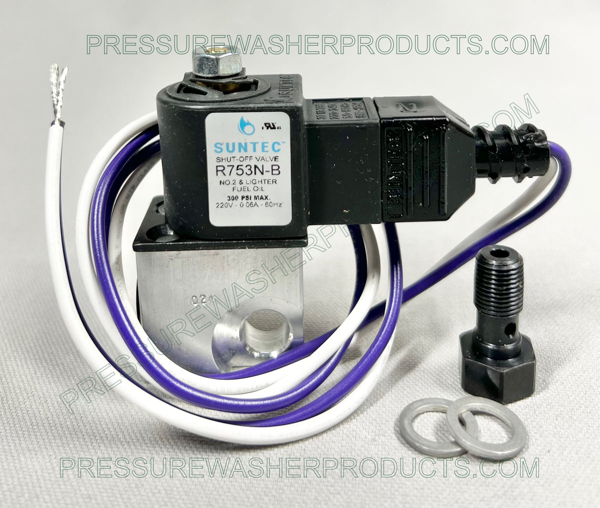 Suntec R753NL 220 Volt Solenoid Valve — PressureWasherProducts
