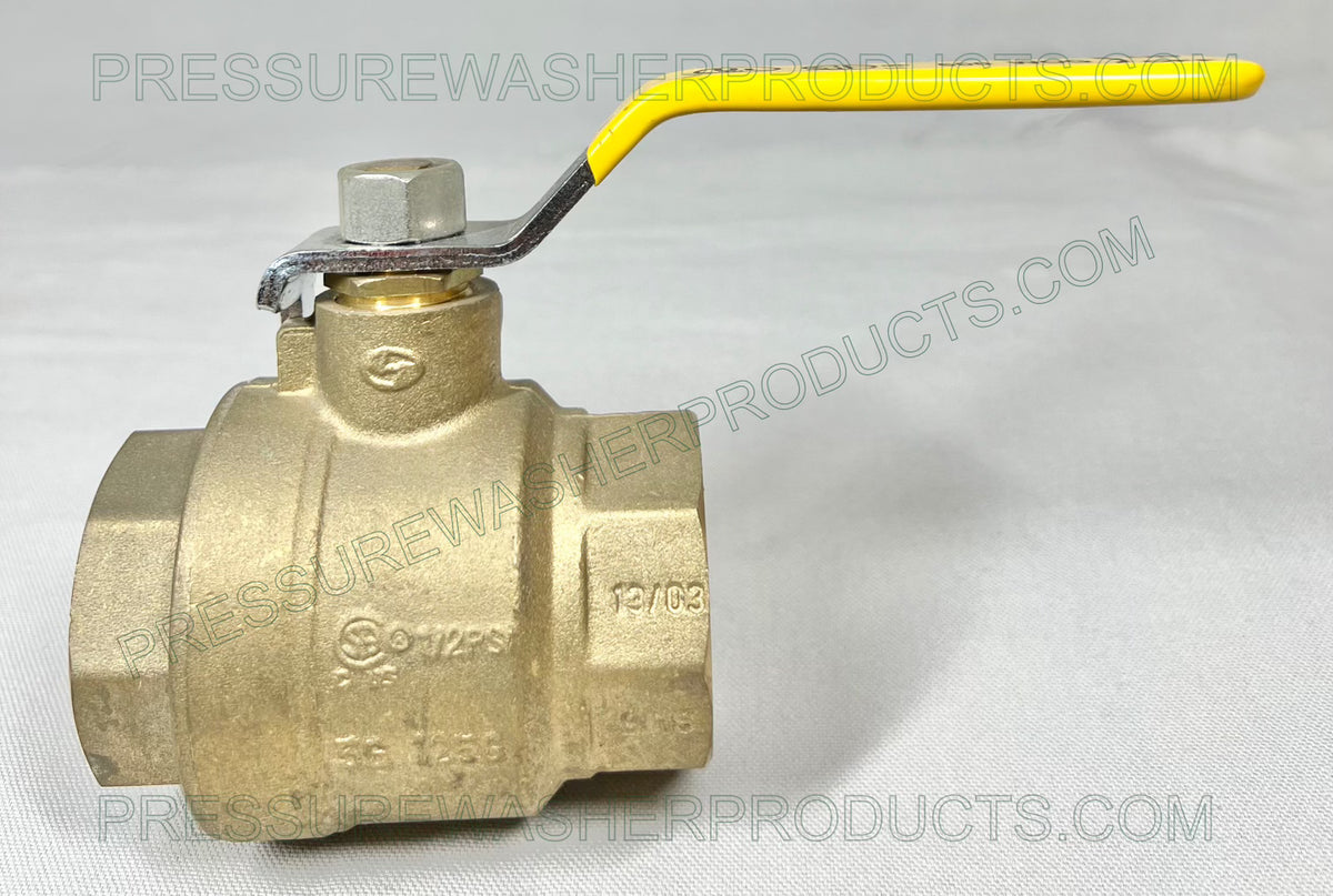 1 1/2" Brass Ball Valve Apollo 600 WOG 250 PSI 150 SWP 600 CWP ...
