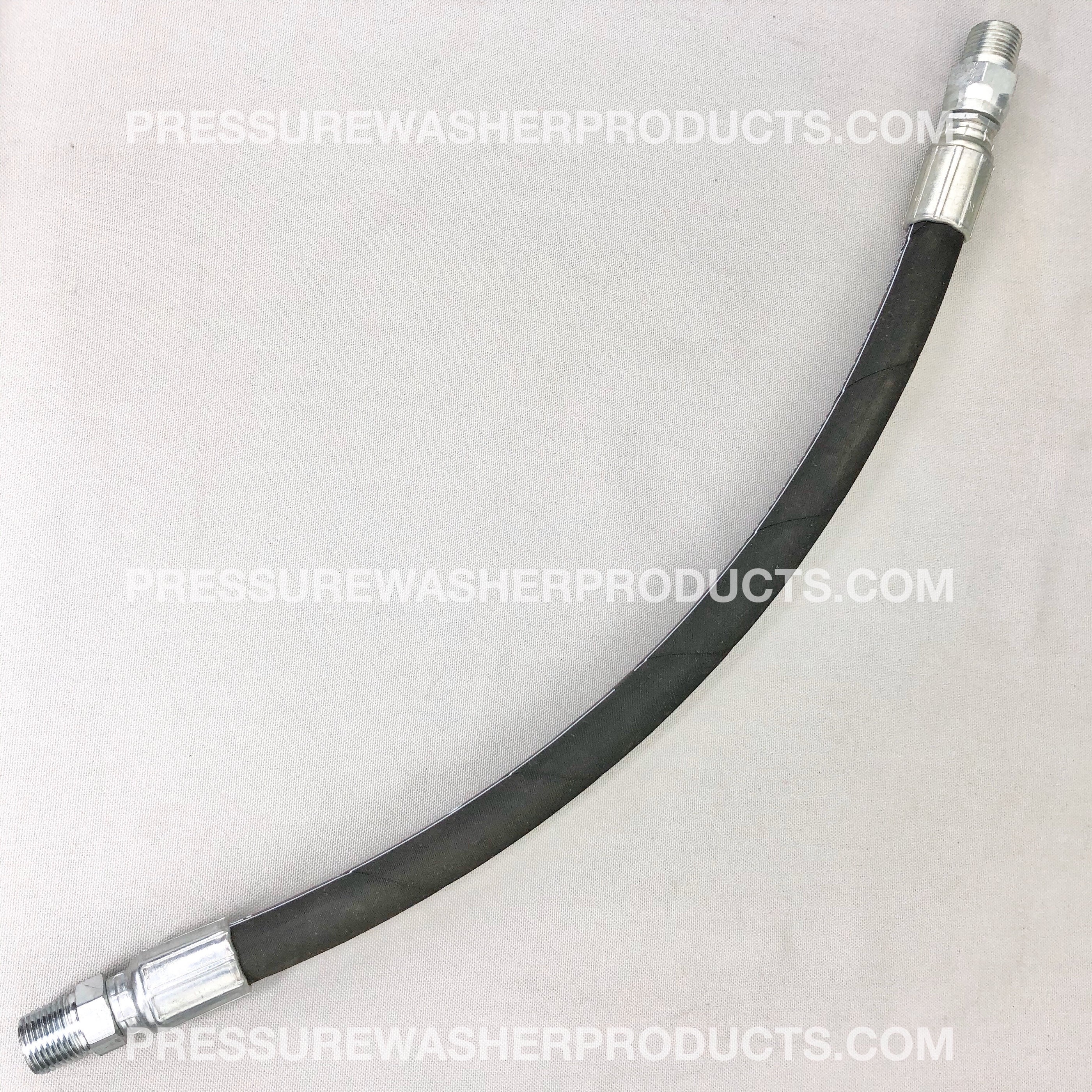 1/2" ID x 2' (Feet) 4200 PSI Pressure Washer Bypass Jump Hose 1/2" MPT ...