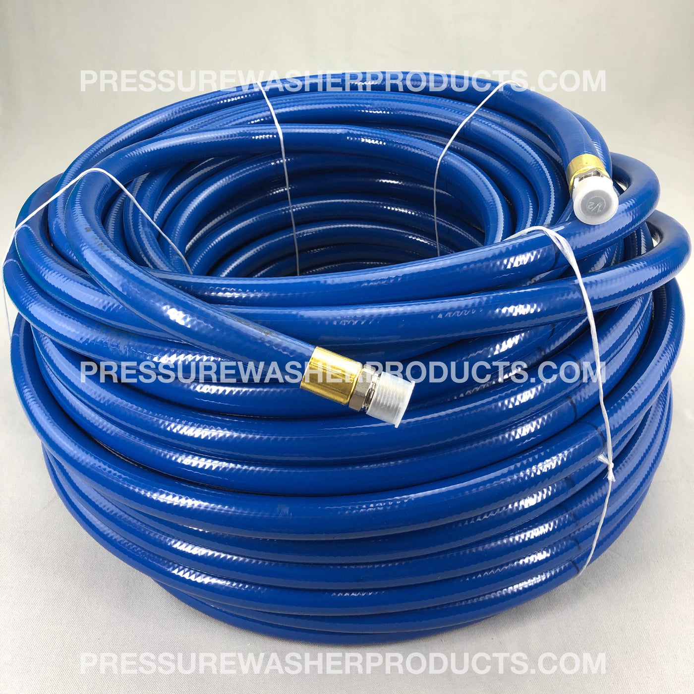 5/8" ID x 300' Blue Kuri Tec Softwash Chemical Hose 1/2" MPT 316 ...
