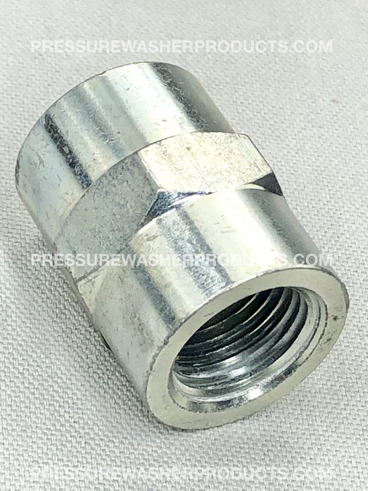 STEEL HEX COUPLER 1/2FPTx3/8FPT 5000PSI, STEEL HEX COUPLER 1/2" FPT x 3 ...