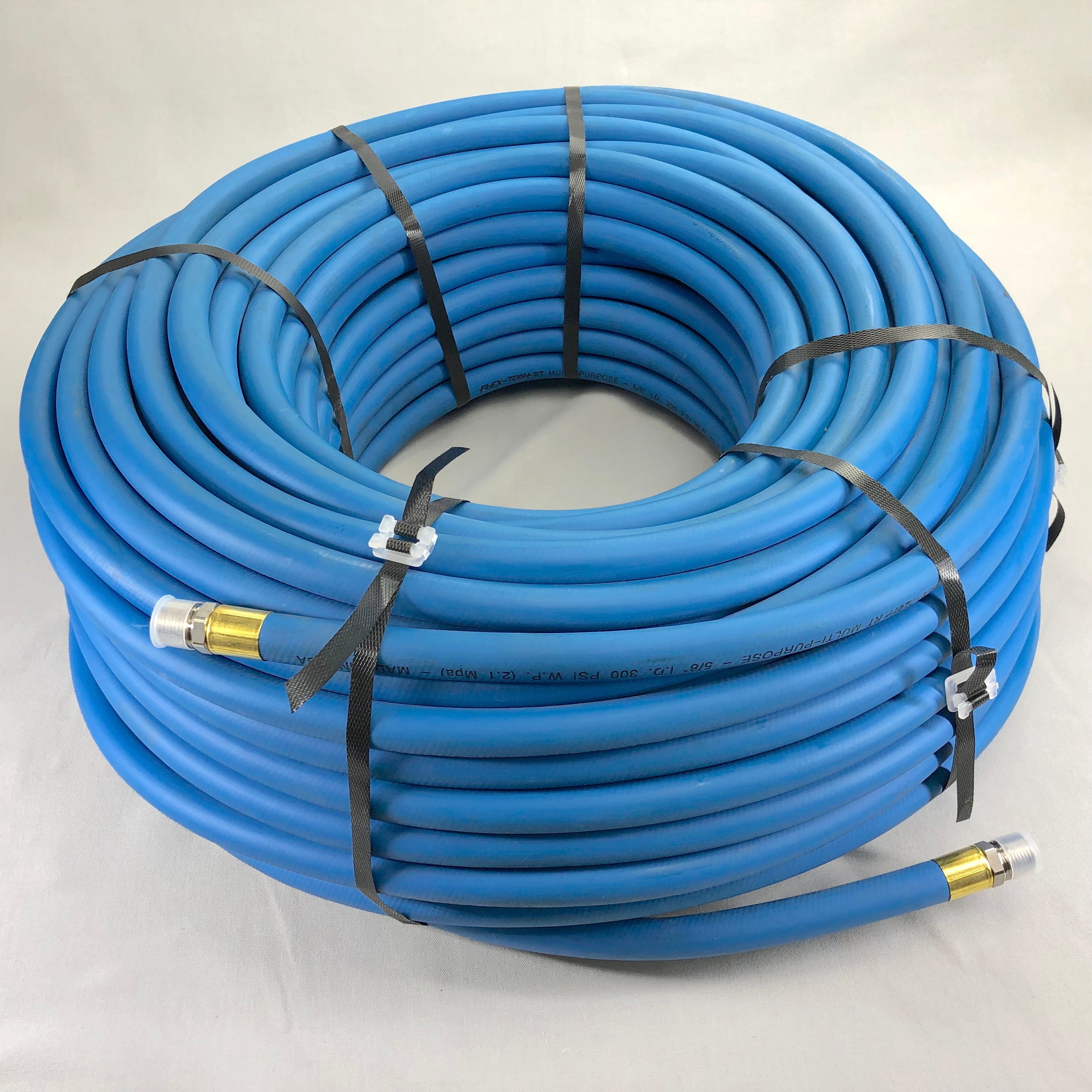 5/8" 300' FLEX TECH BLUE chemical hose chlorine sodium hypochlorite RT ...