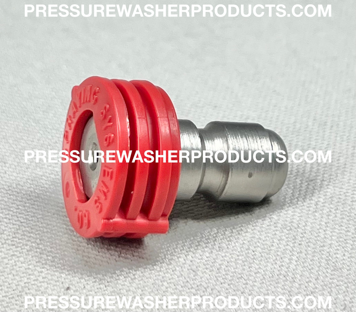 0003 QC Spray Nozzle Red Head Spraying Systems — PressureWasherProducts
