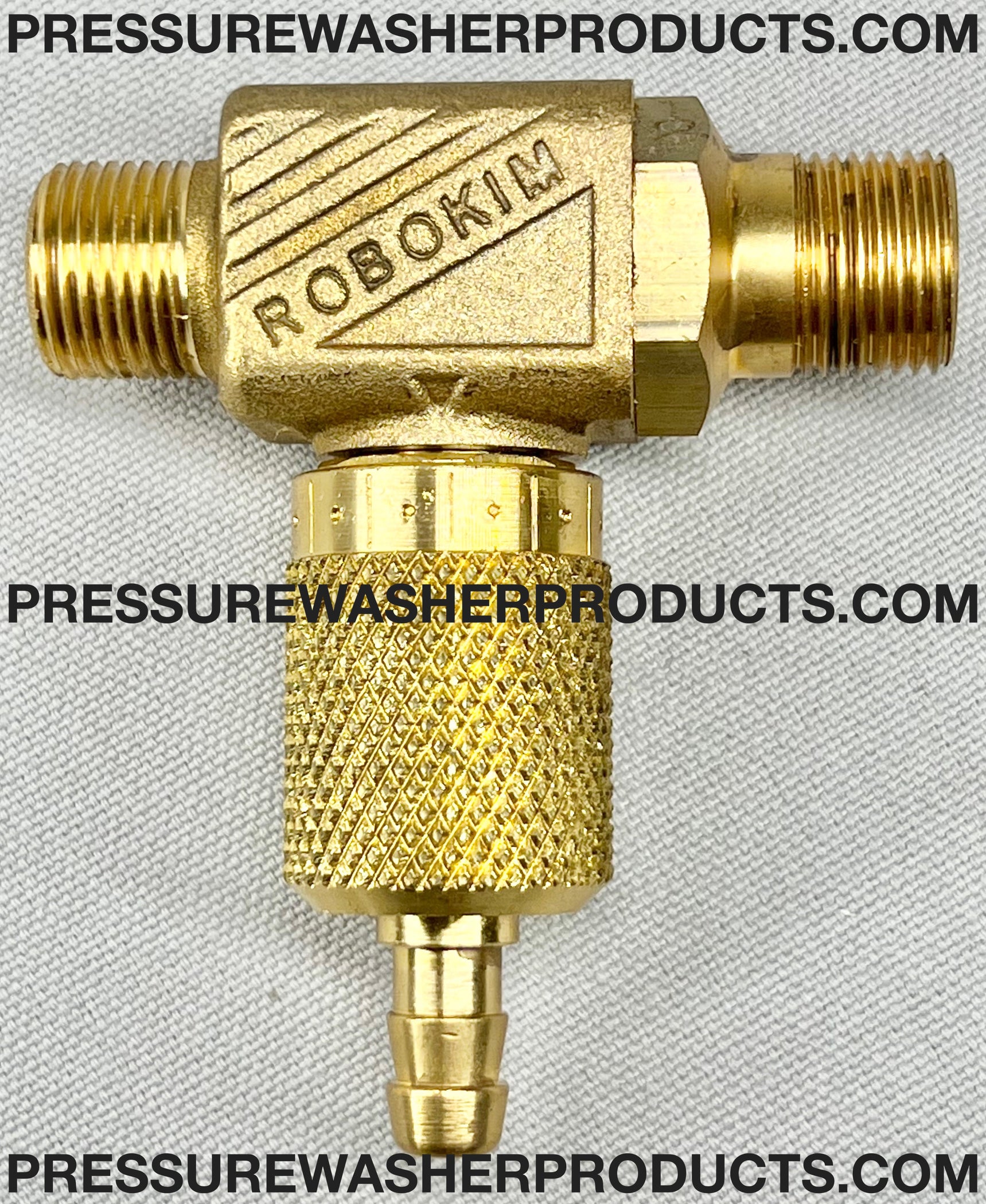 Robokim #3 Adjustable High Draw Chemical Injector 5.6 - 10.8 GPM 2.75 ...