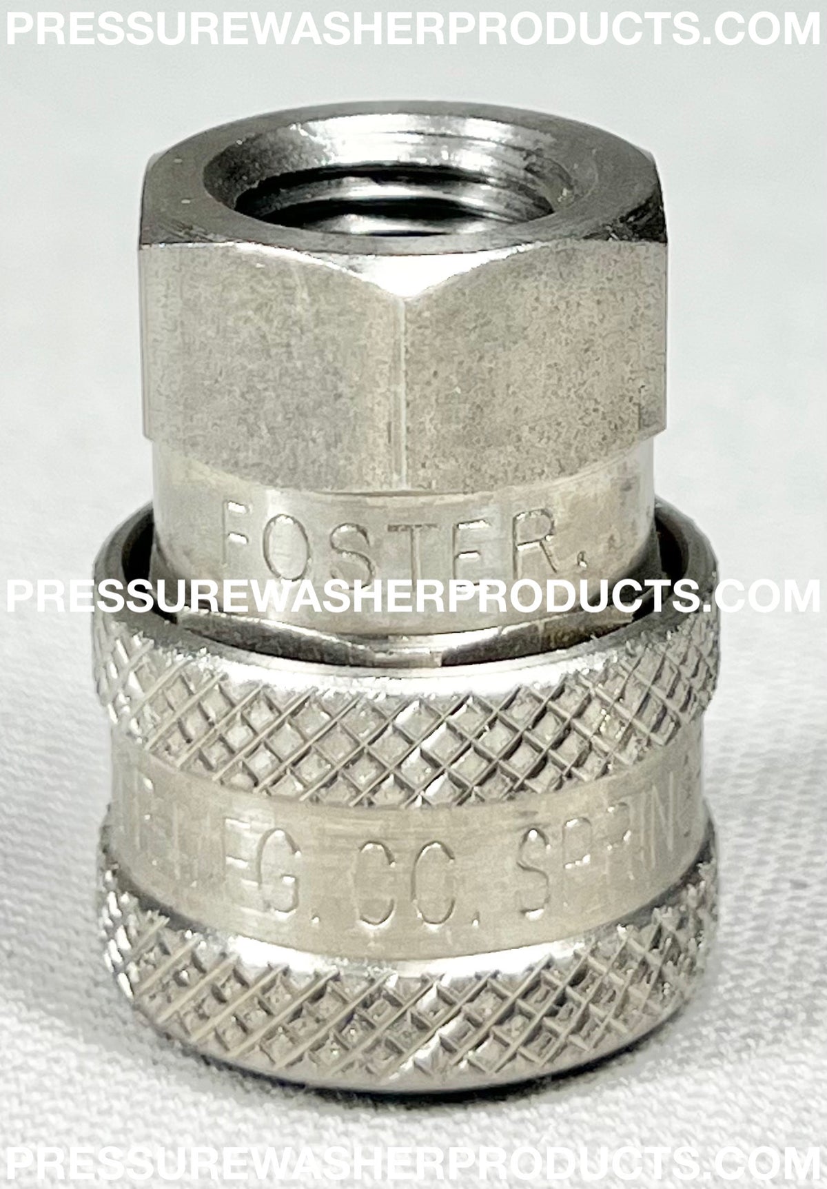 Foster 1/4" FPT Female Socket Stainless Steel Quick Connect Coupler ...