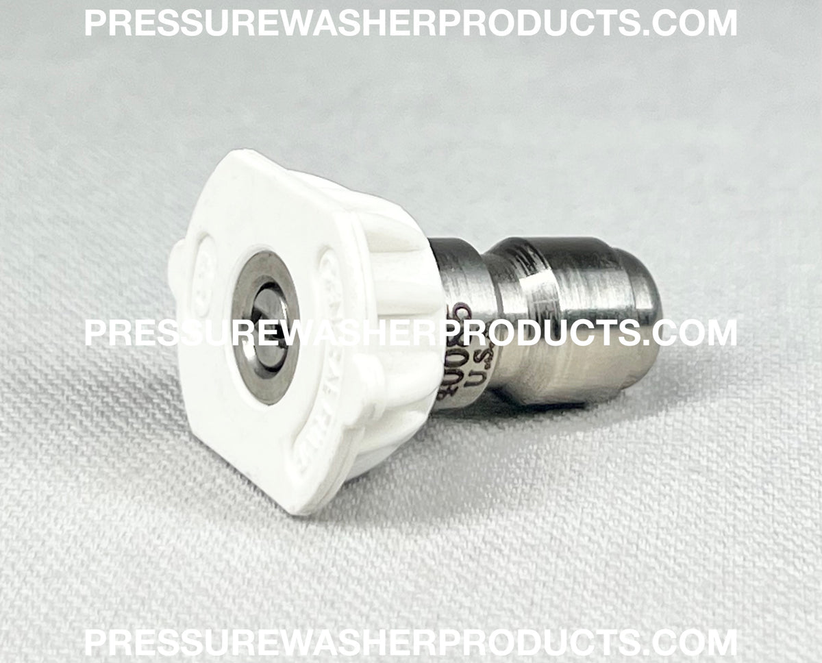 40055 QC White Head Nozzle General Pump — PressureWasherProducts