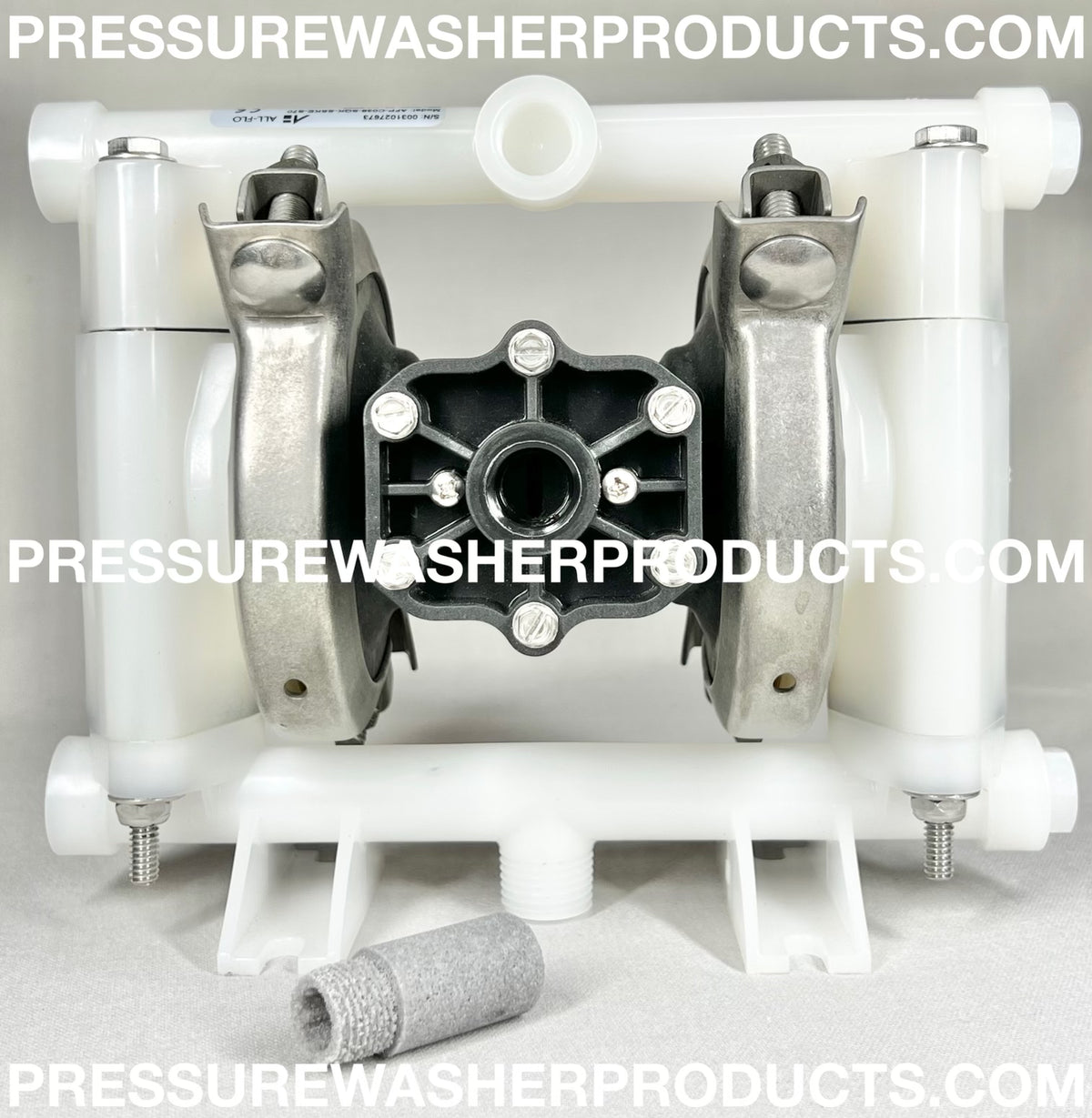 ALL-FLO 3/8" KYNAR AIR DIAPHRAGM PUMP 9 GPM FOR SOFTWASH C038-SQK-SSKE ...