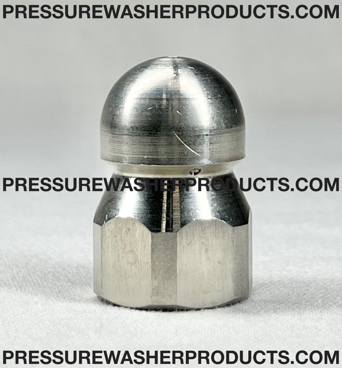 4.5 Orifice S.S. Sewer Nozzle 1/8” FPT — PressureWasherProducts