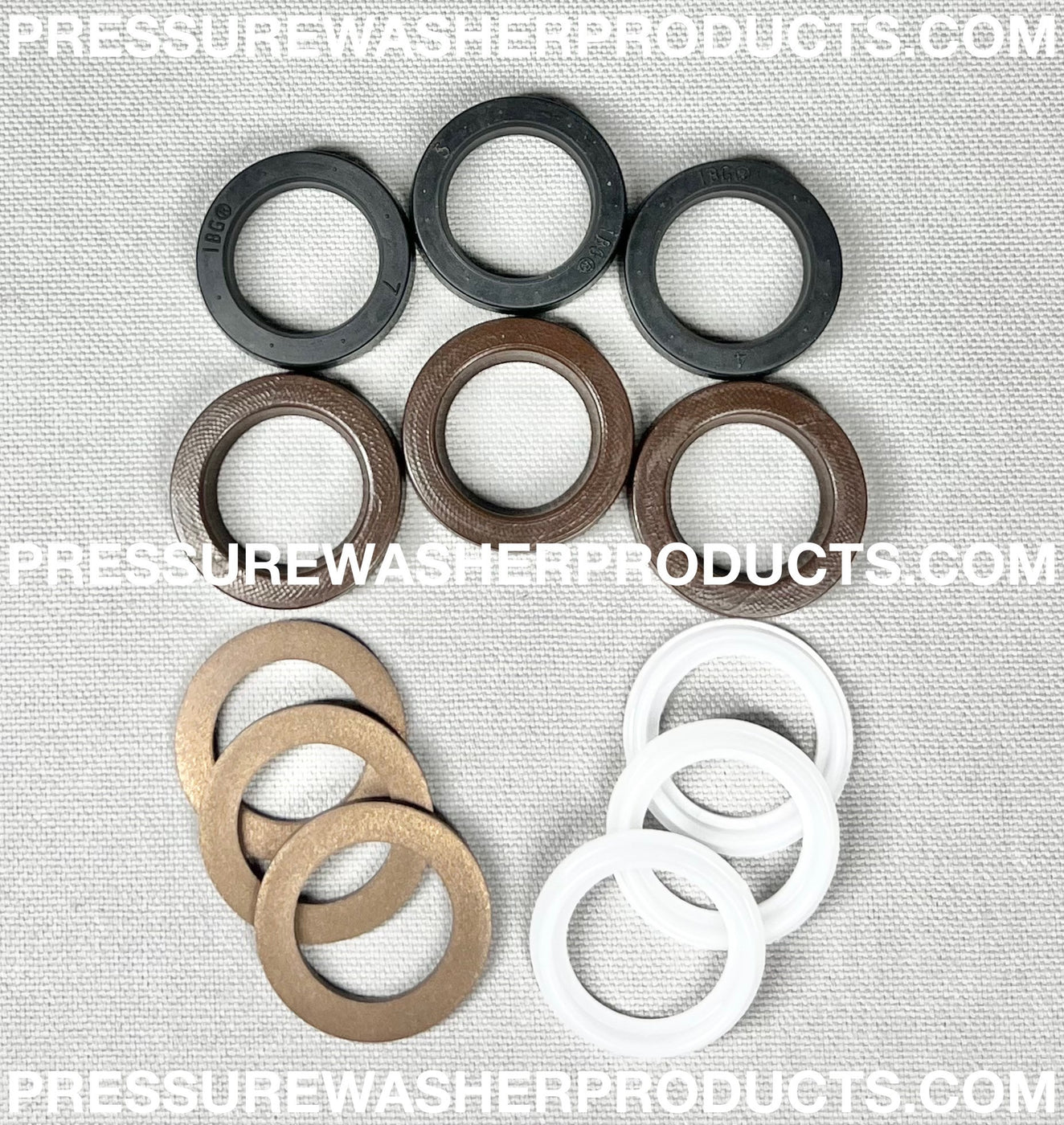 GENERAL PUMP K170 KIT 170 20MM PACKINGS TSF PUMPS — PressureWasherProducts