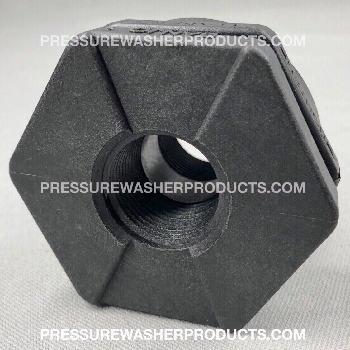 1/2" FPT POLYPROPYLENE BULKHEAD FOR TANK PIPE THREAD CONNECTION 4468 ...